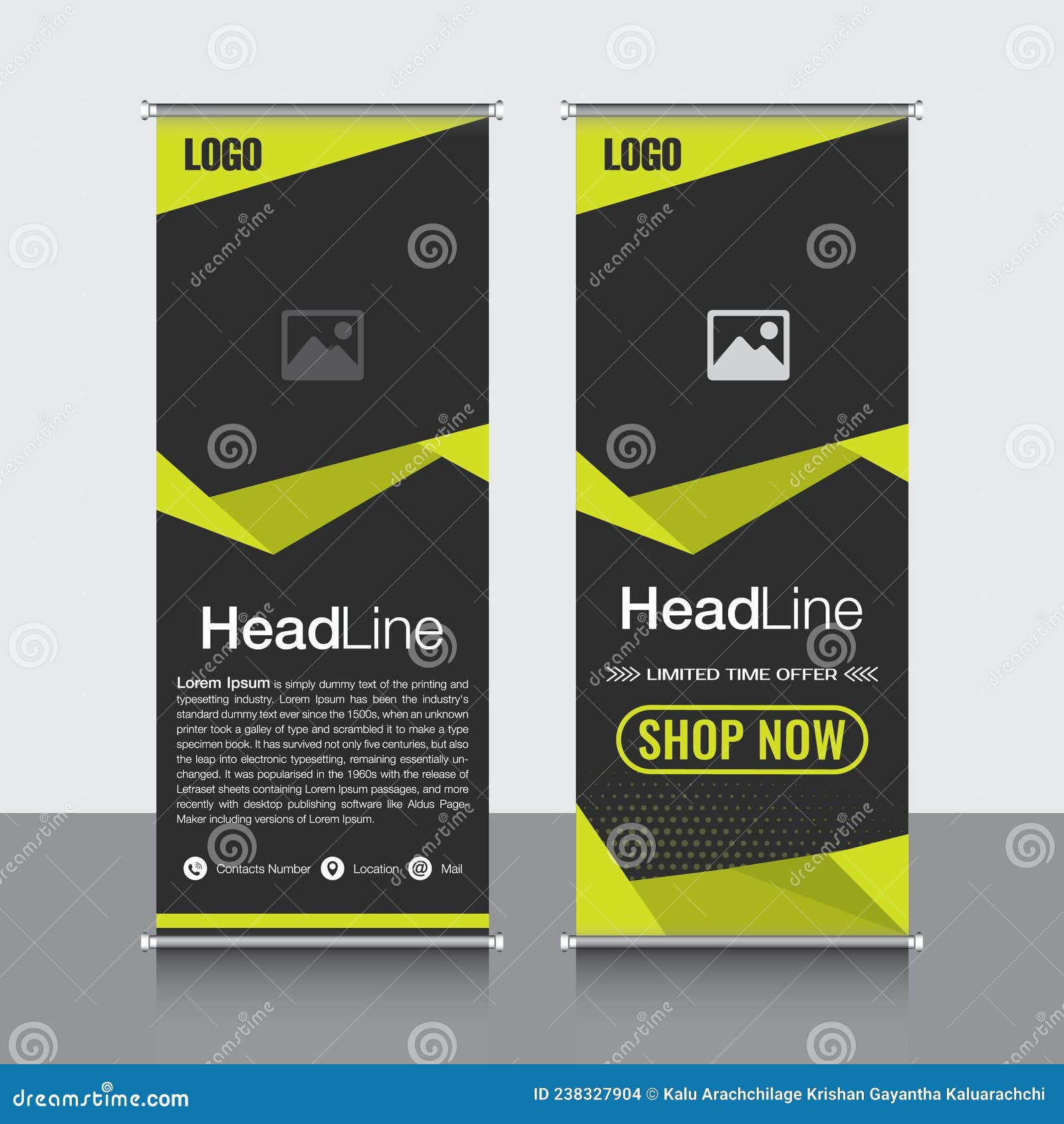 Vector X Banner, Business Banner, and Standee Banner Modern Template ...