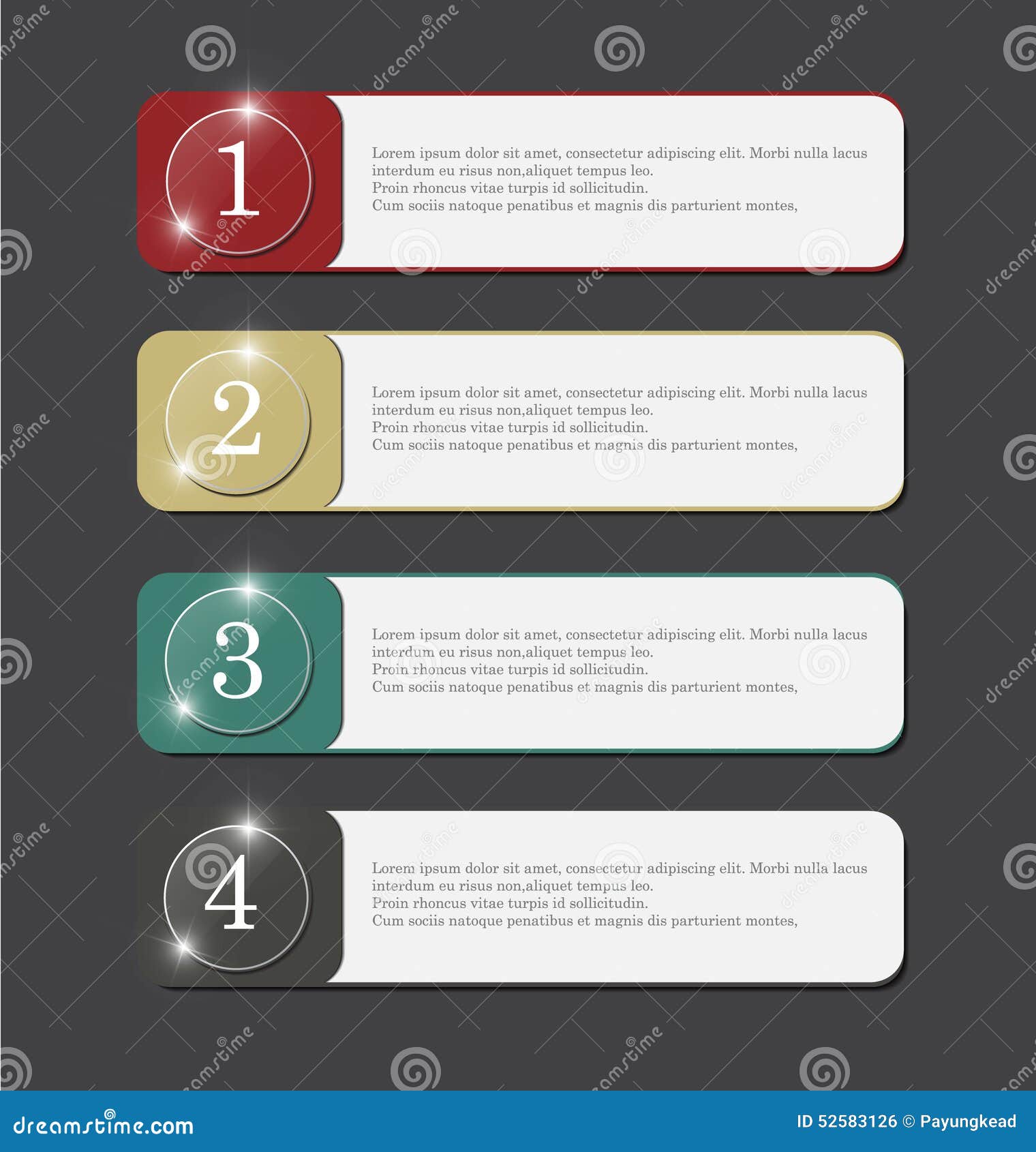 Vector banner with button stock vector. Illustration of choice - 52583126