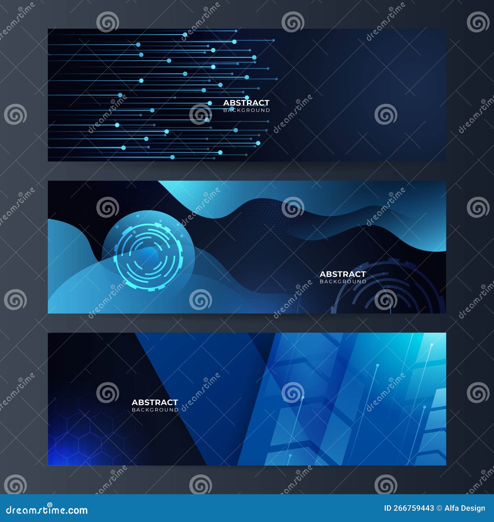 Vector Banner Design Circuit Board. Illustration Abstract Modern ...