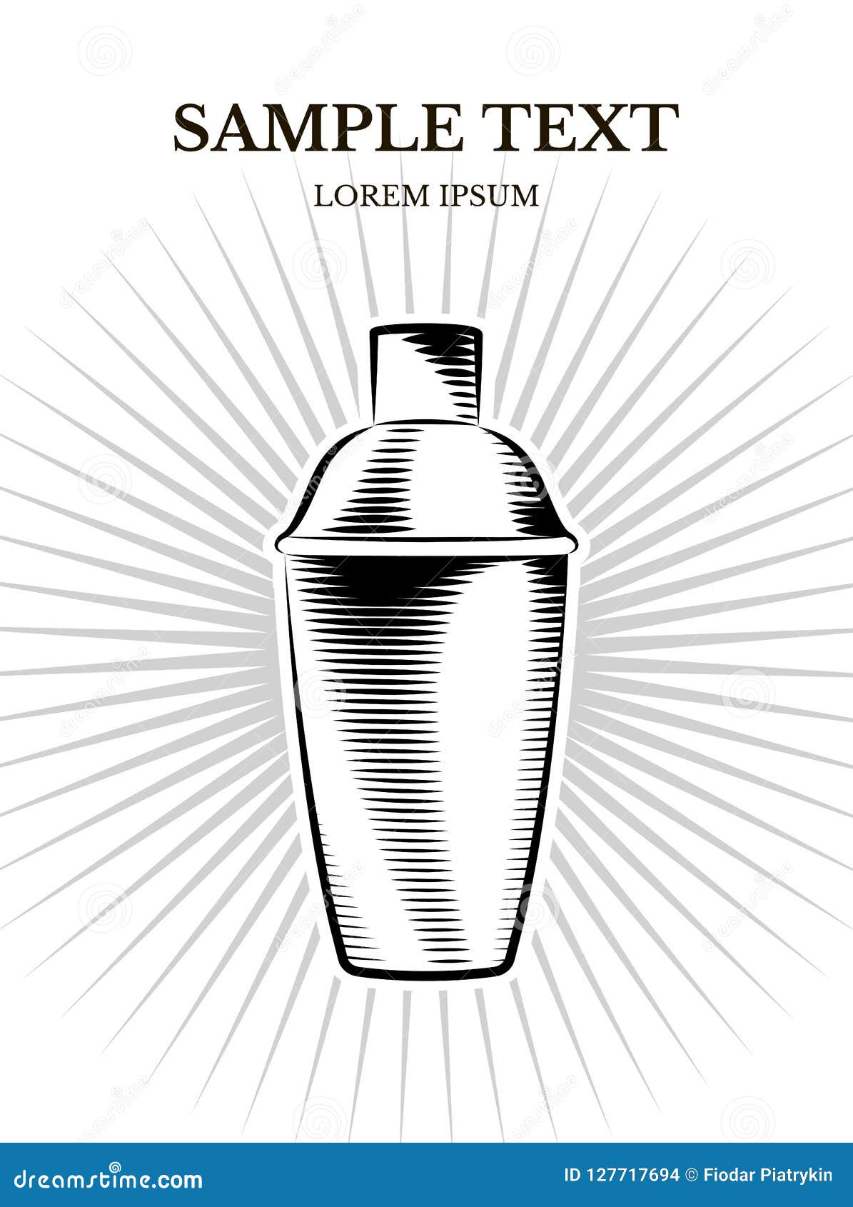 Cocktail Shaker Drawing