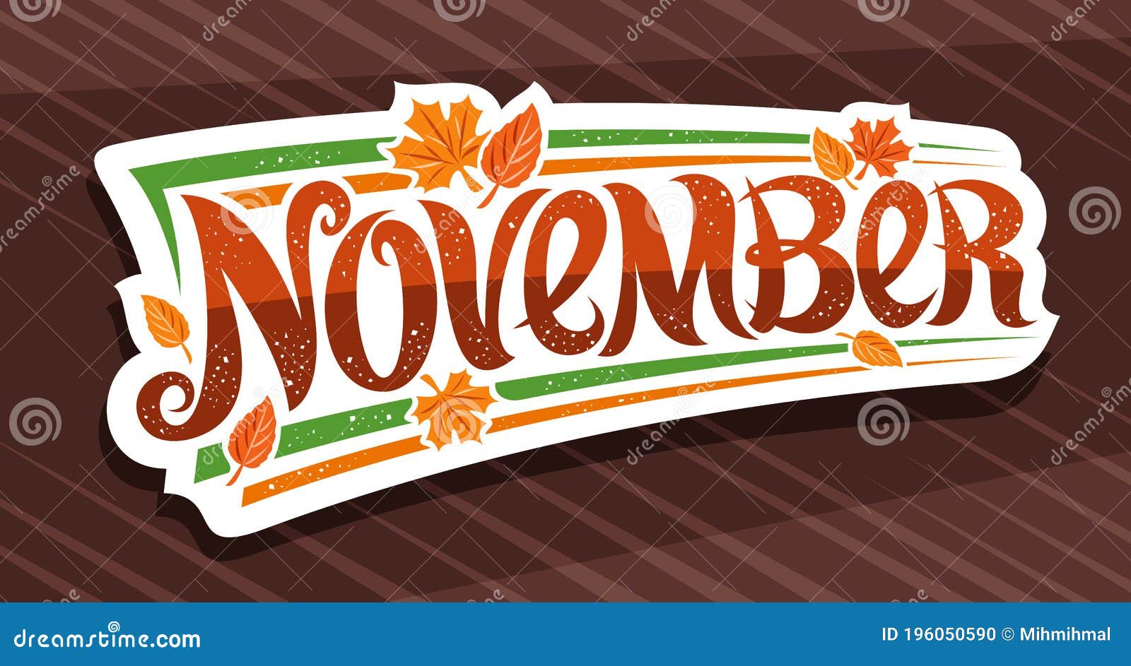 November Font, Set Of Stylized Alphabet Letters And Numbers. , Regular ... November Font, Set Of Stylized Alphabet Letters And Numbers. , Regular ...