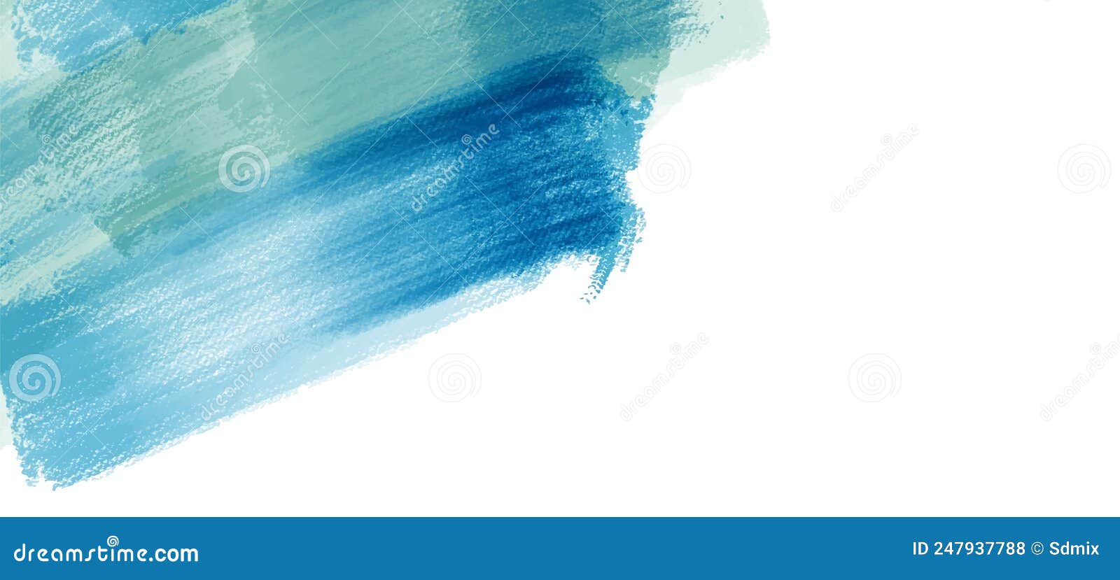 Vector Banner Shape Isolated on White Background. Hand Drawn Abstract ...