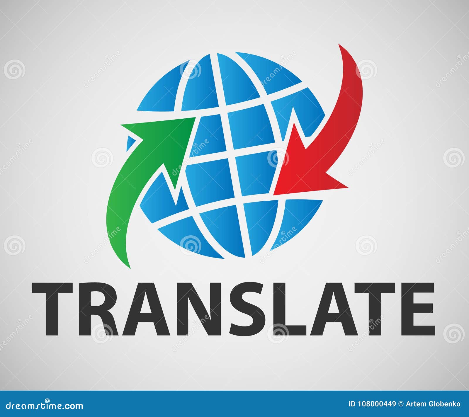 Vector Banner of the Translator. Stock Vector - Illustration of ...