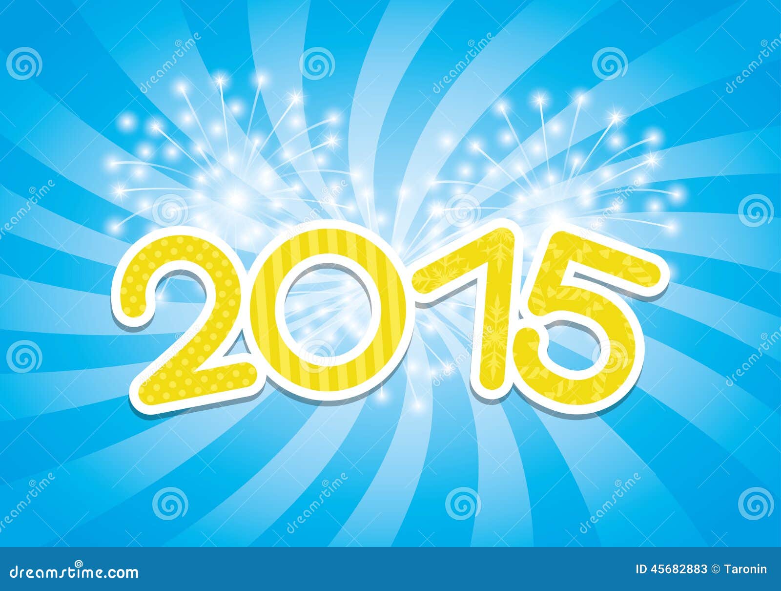 Vector banner. 2015 year. stock vector. Illustration of nature - 45682883