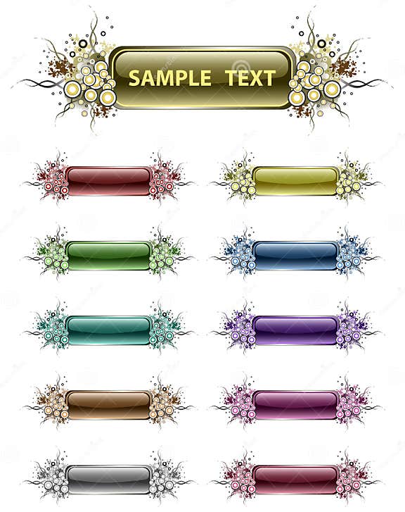 Vector banners stock vector. Illustration of painting - 4030726