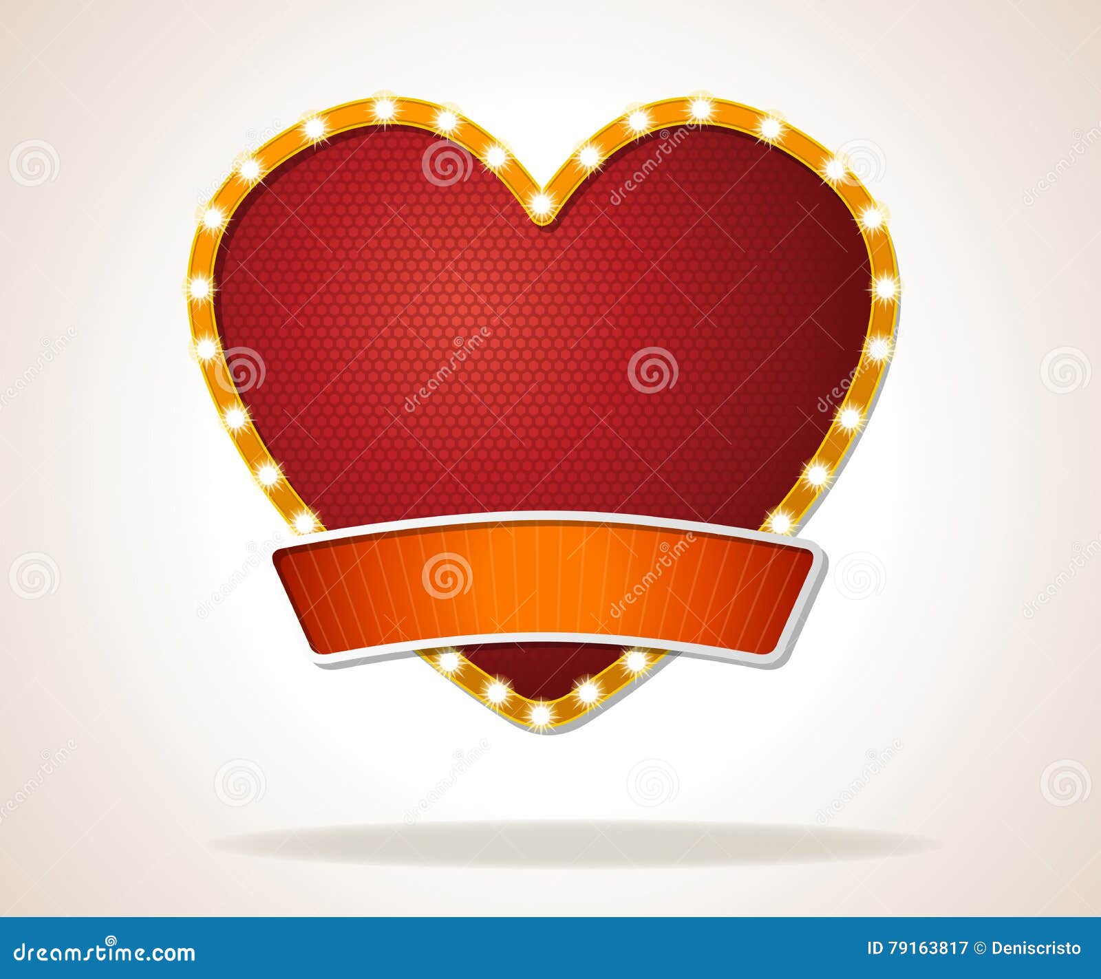 Vector Banners Backgrounds in Shape of a Heart Icon. Stock Vector ...