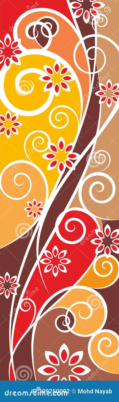 Vector banners cdr x16 stock vector. Illustration of flowers - 309250092