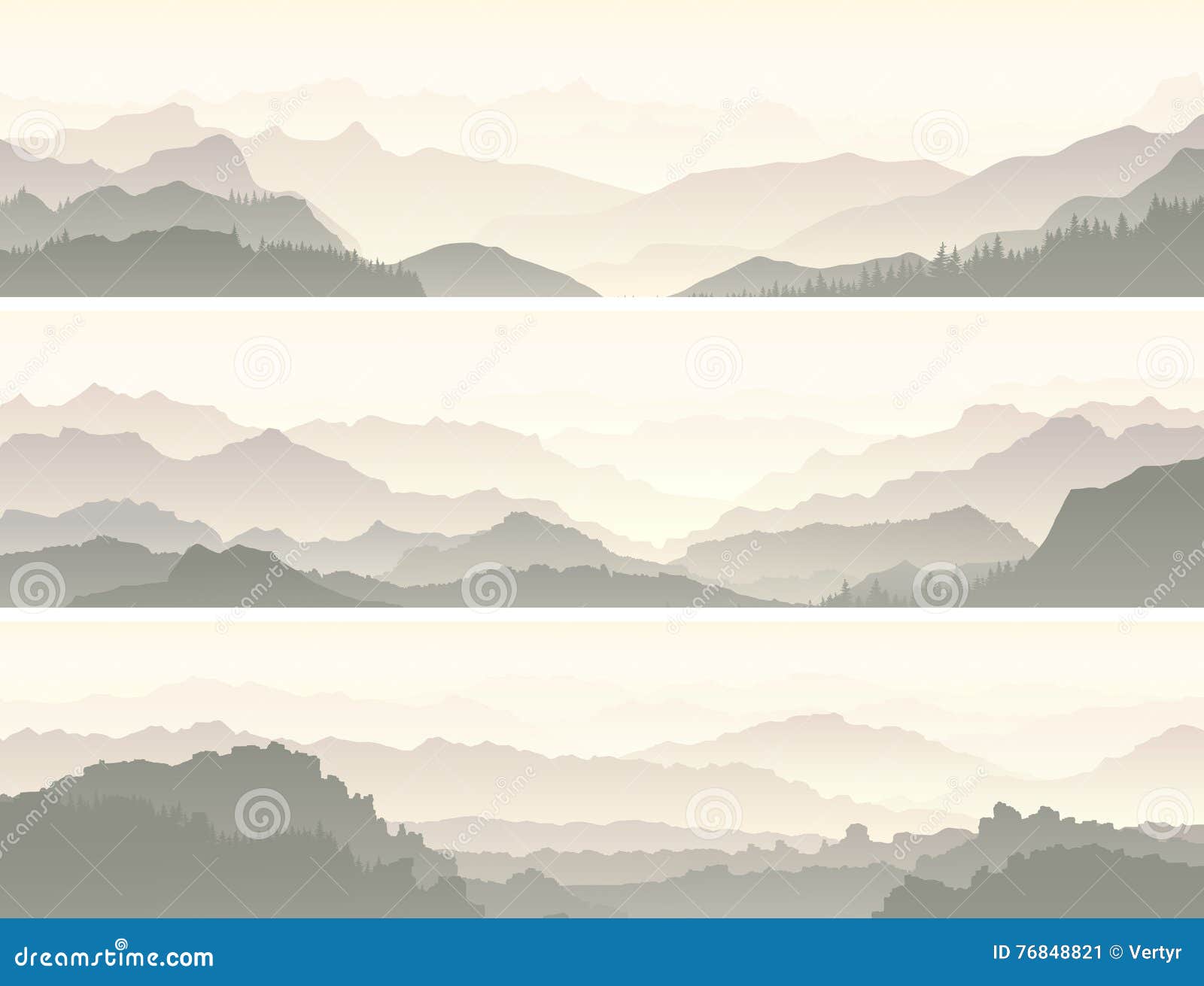Mountain Range Symbol Silhouette Vector Illustration | CartoonDealer ...