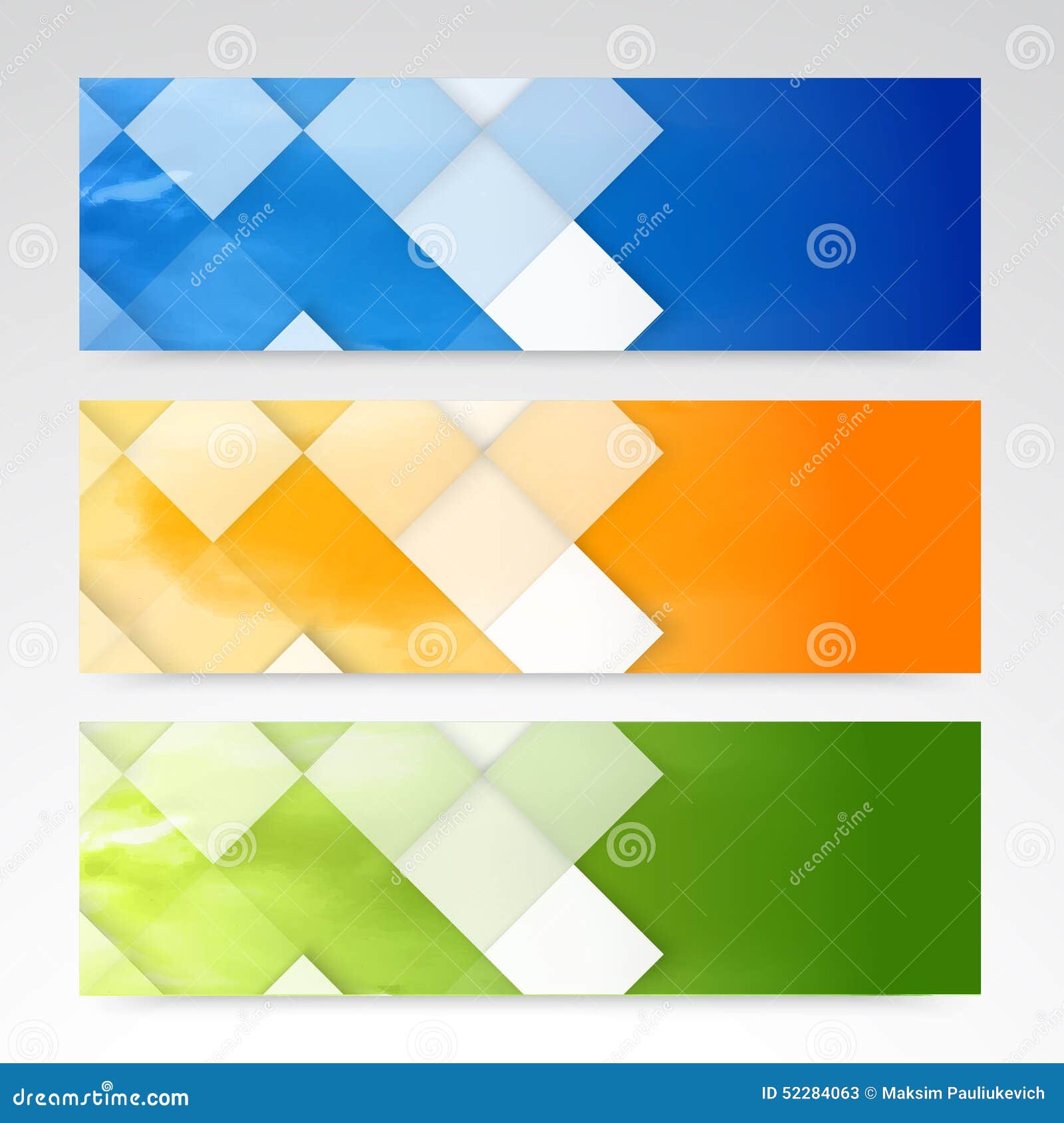 Vector Banners and Squares. Color Set Stock Vector - Illustration of ...