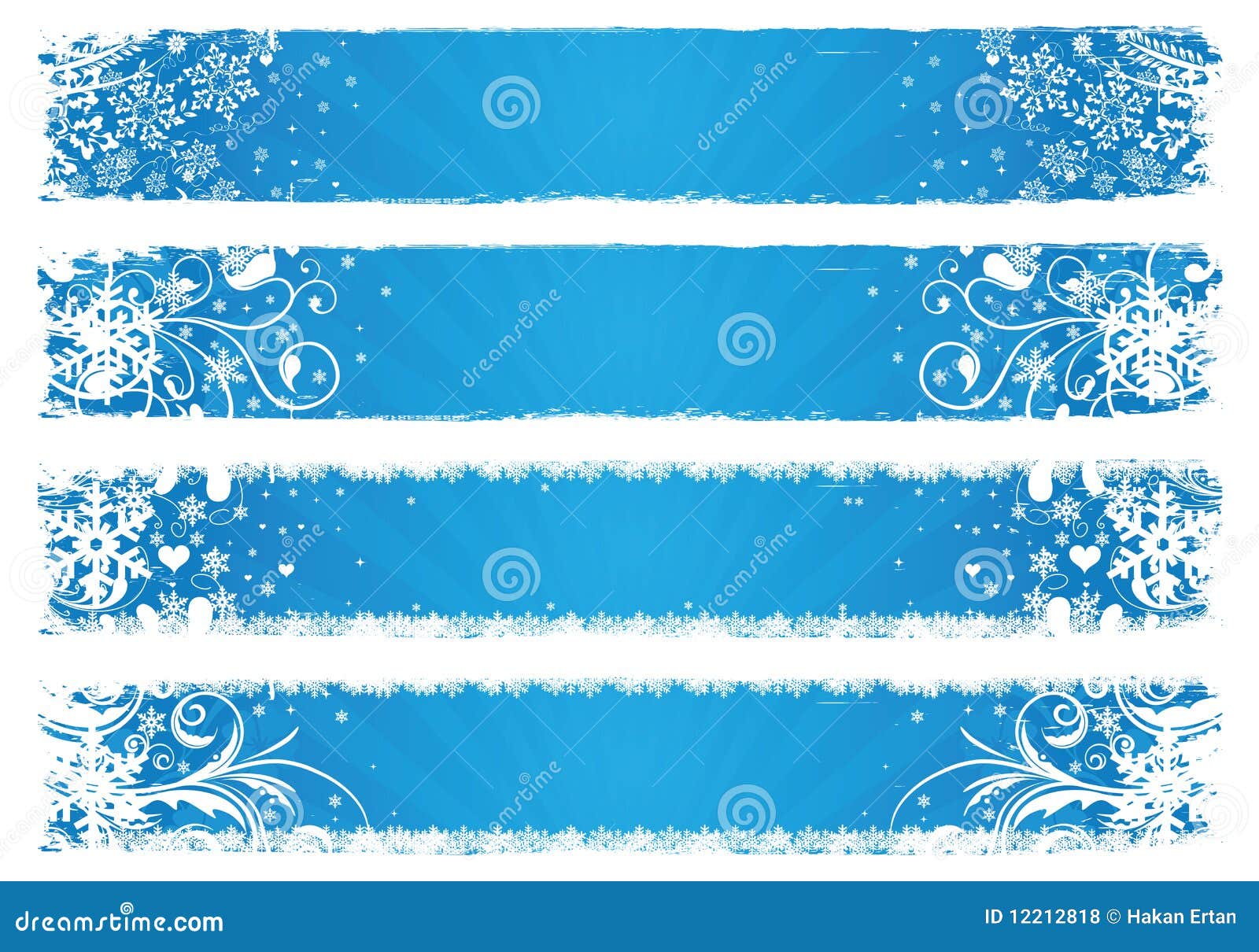 Winter banner clipart
