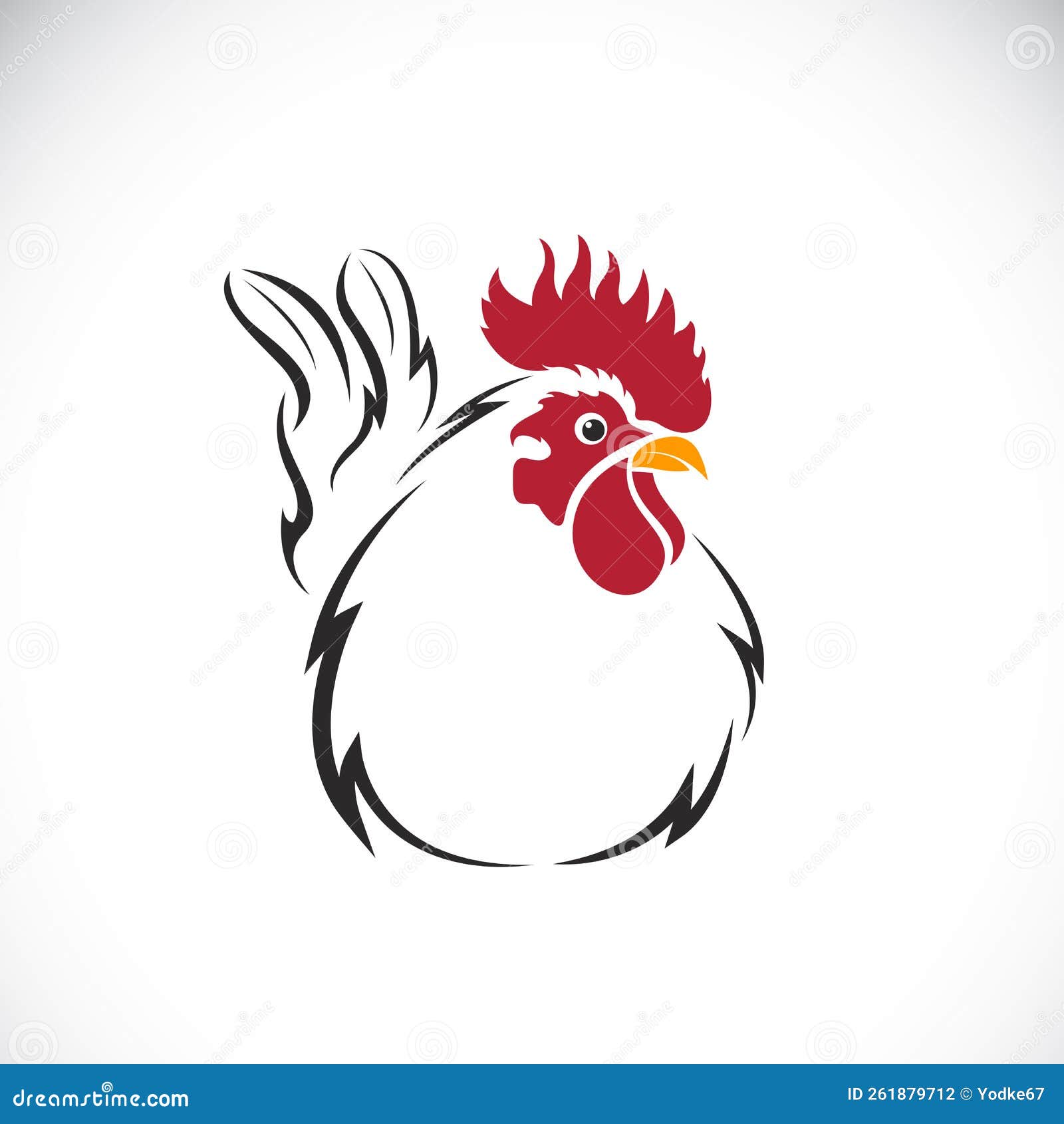 Bantam Chicken Logo Vector Silhouette | CartoonDealer.com #244238205