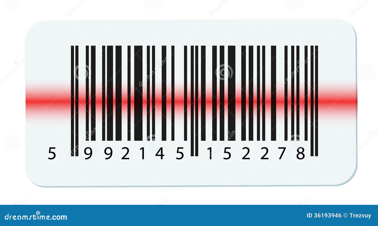 Vector Barcode Isolated on White Stock Vector - Illustration of product ...