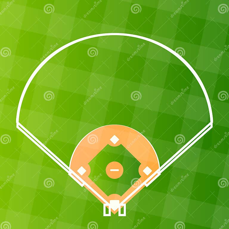 Vector Baseball Regular Field Stock Vector - Illustration of sport ...