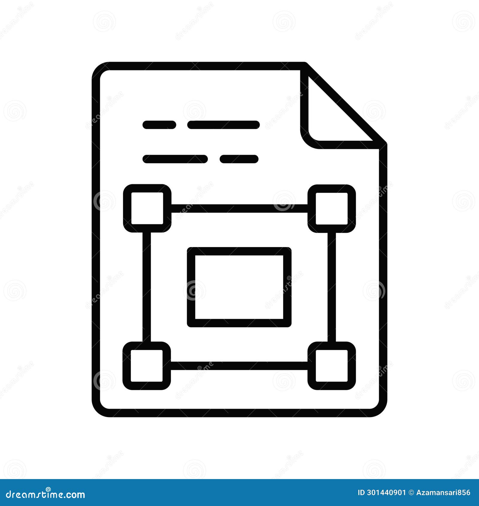 Vector Based Graphic Design File Icon, Ready To Use Stock Vector ...