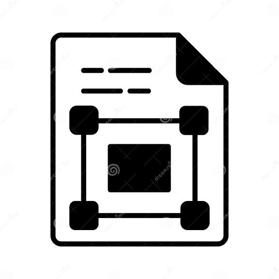 Vector Based Graphic Design File Icon, Ready To Use Stock Vector ...