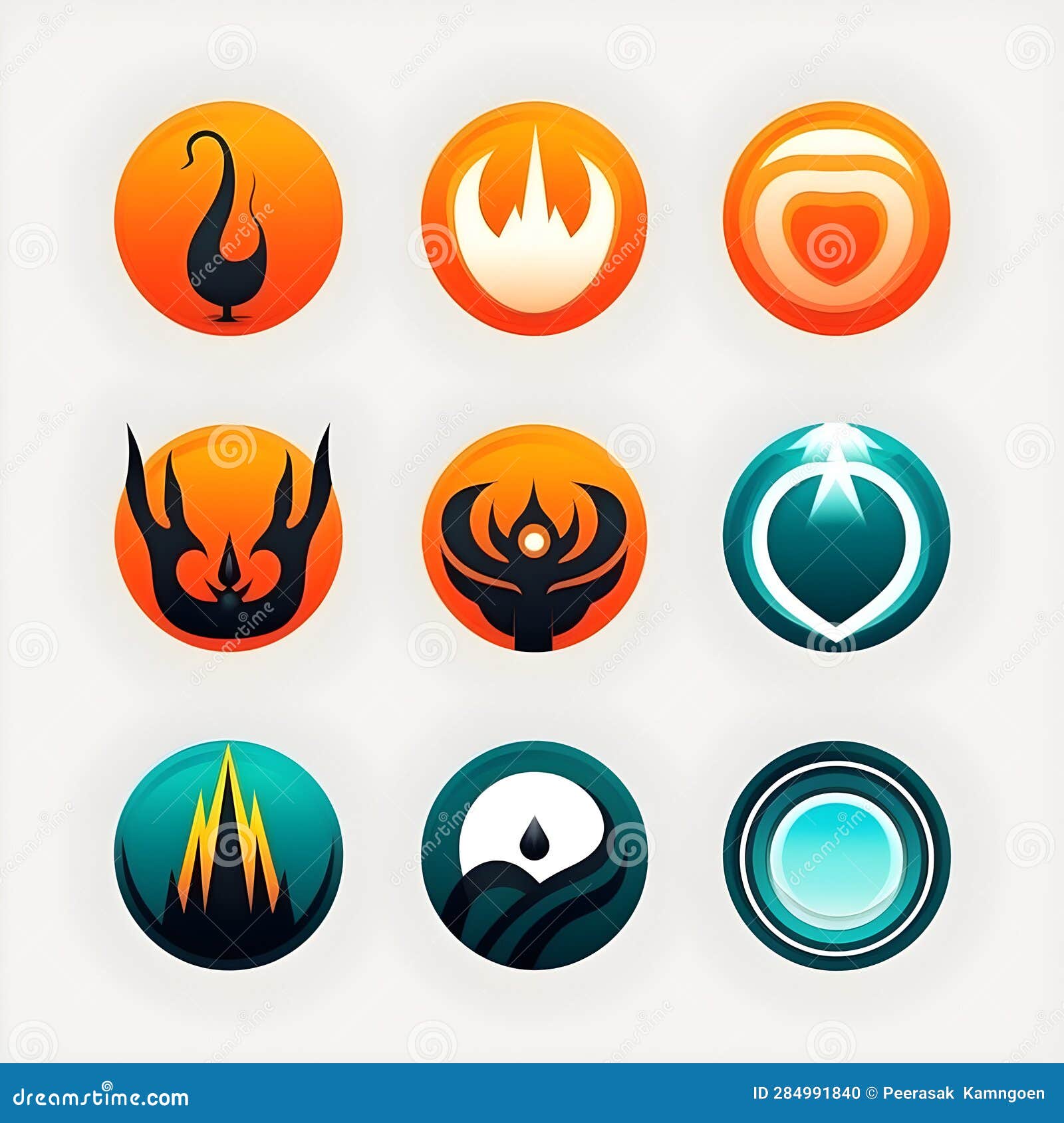 Vector - Based Logo Templates, AI Generated Stock Illustration ...