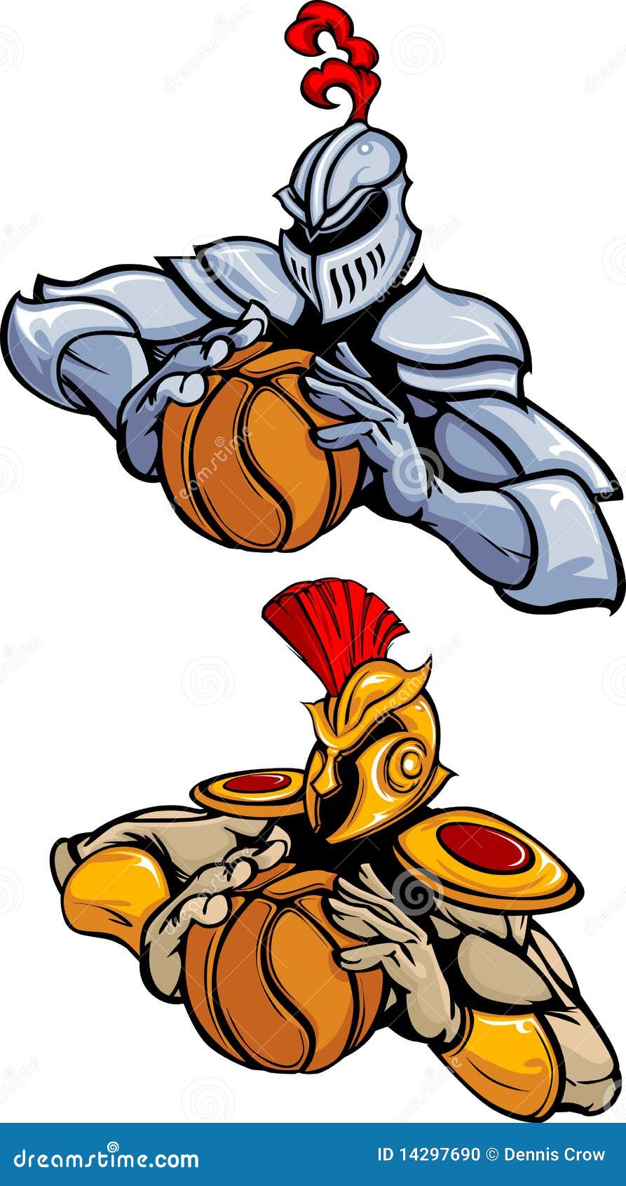 Vector Basketball Mascots stock vector. Illustration of ball - 14297690