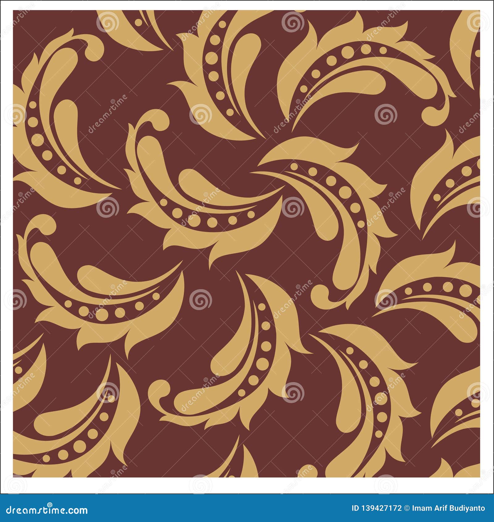 Vector Batik Design Style Patterns Stock Vector - Illustration of ...