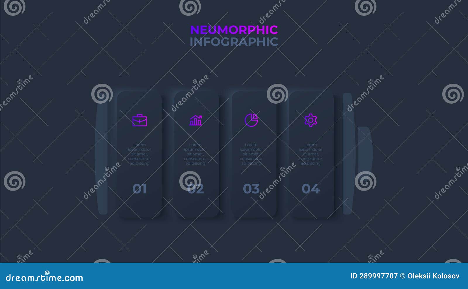 Infographic Dark Timeline Report Template With Circles Stock Photo | CartoonDealer.com #41411640