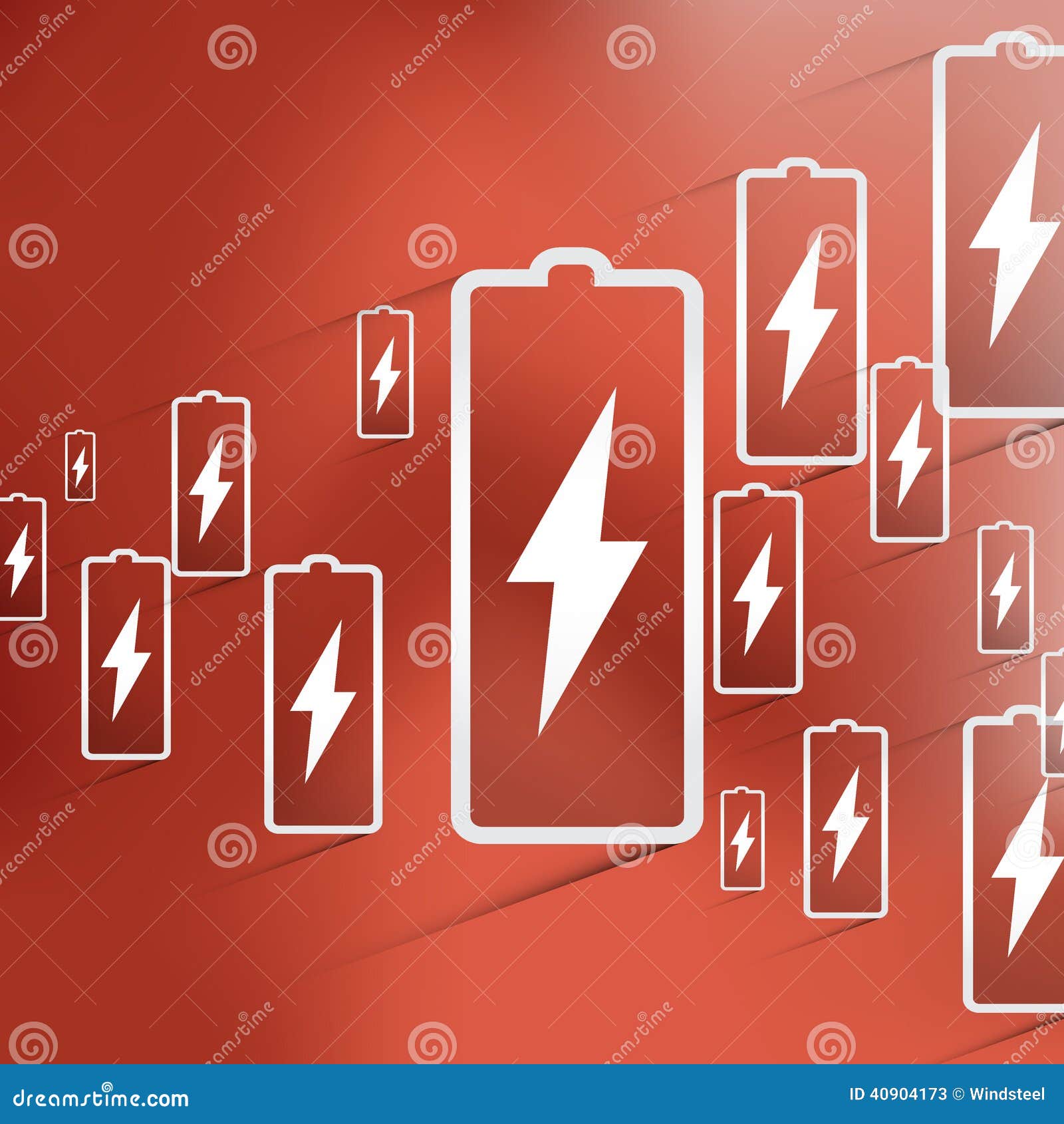 Vector Battery Icon Background Stock Vector - Illustration of group ...