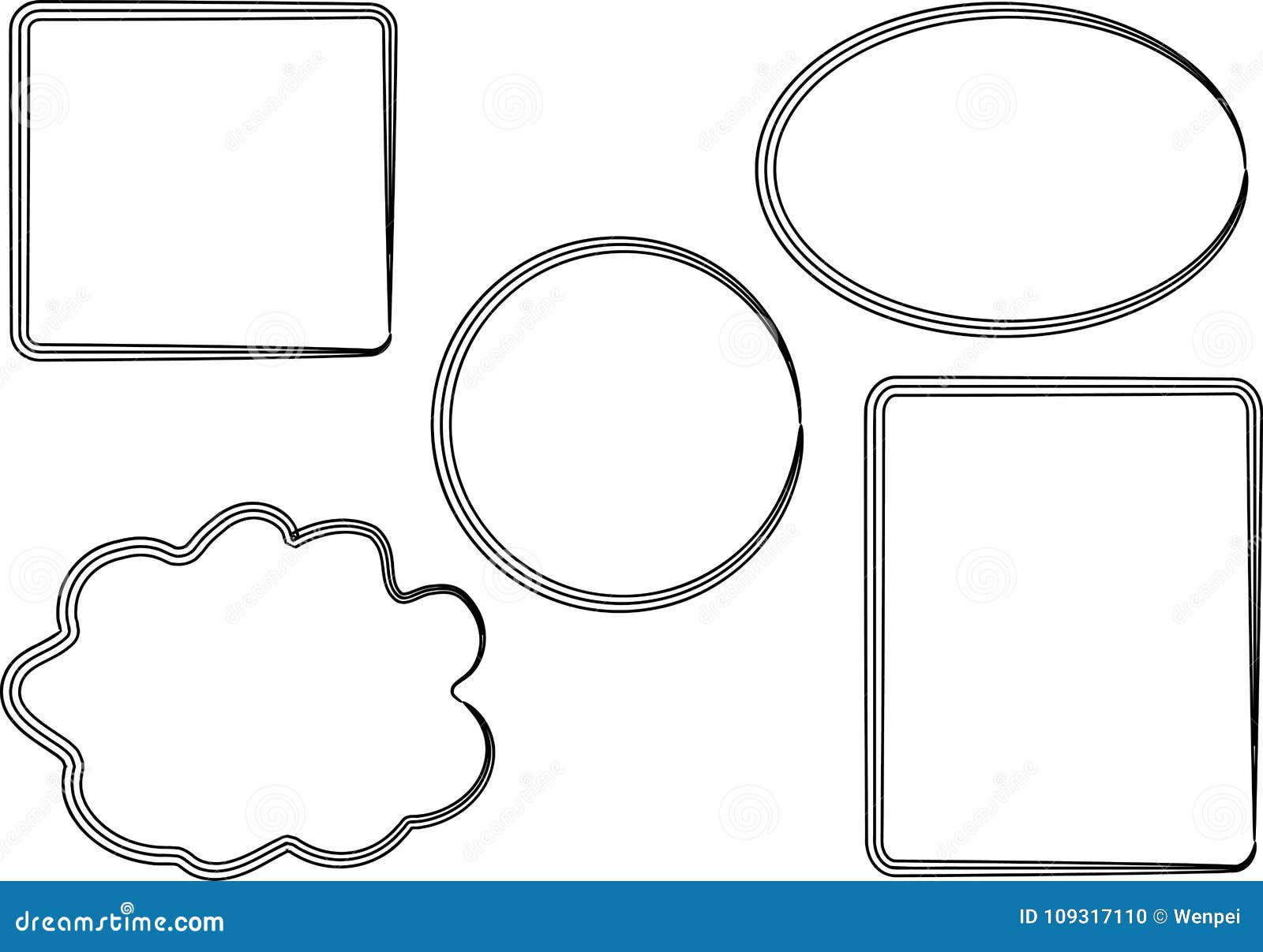 Vector Beautiful Card Border | CartoonDealer.com #109317110