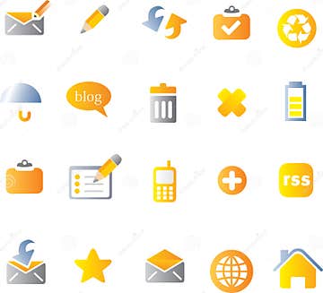 Vector beautiful icon set stock vector. Illustration of medical - 9926020