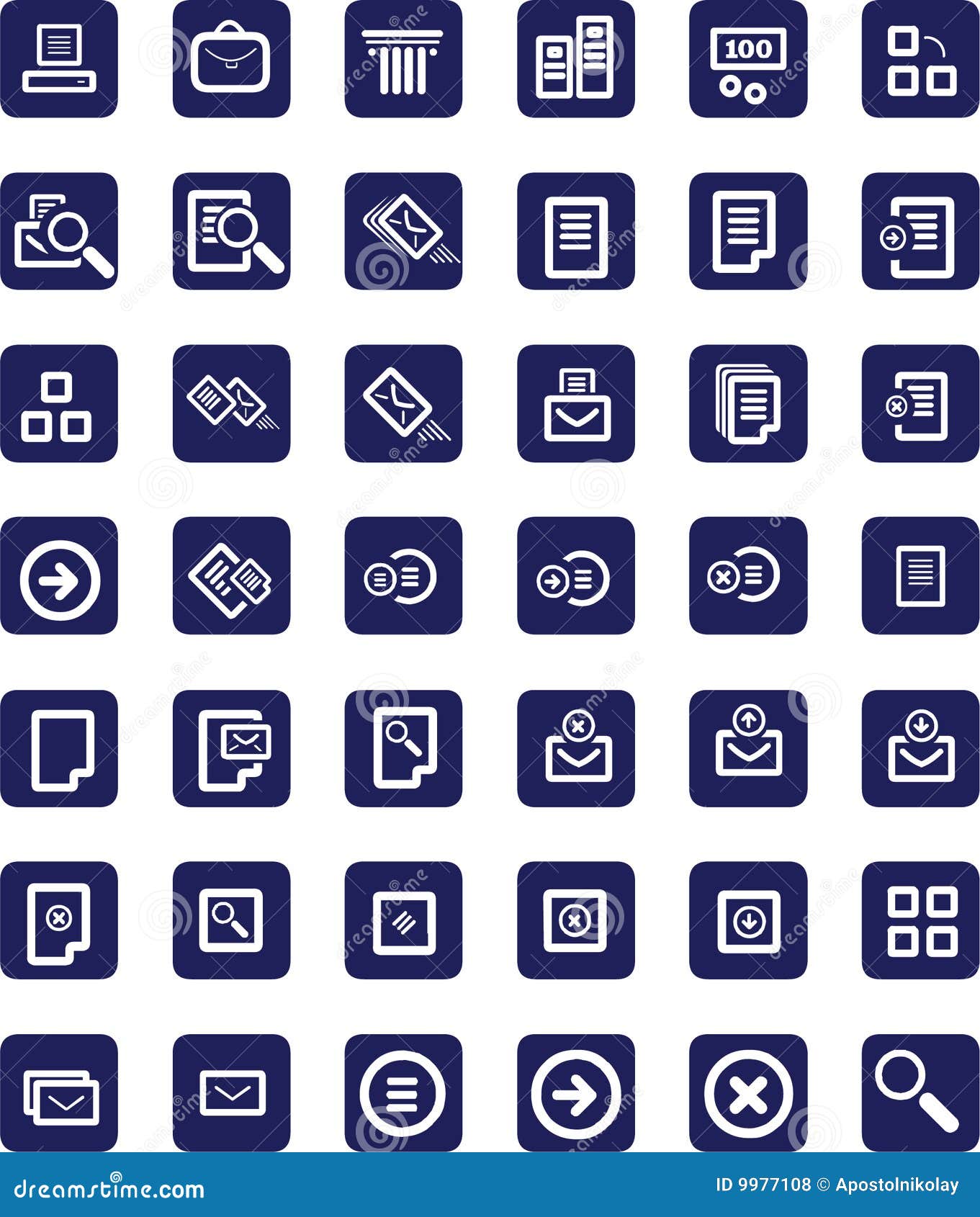 Vector beautiful icon set. stock vector. Illustration of group - 9977108