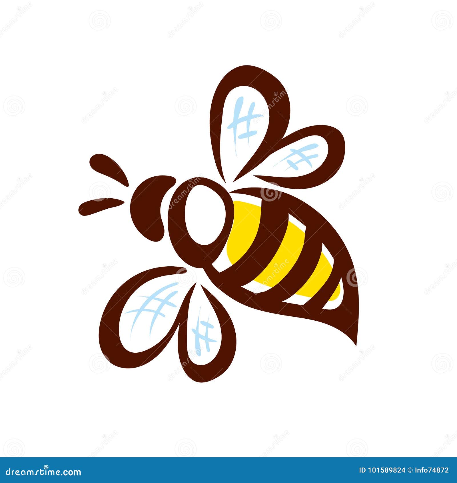 Bee, Honeycomb, Smart, Icon, Neon .Biotechnology And Science, Chemical ...