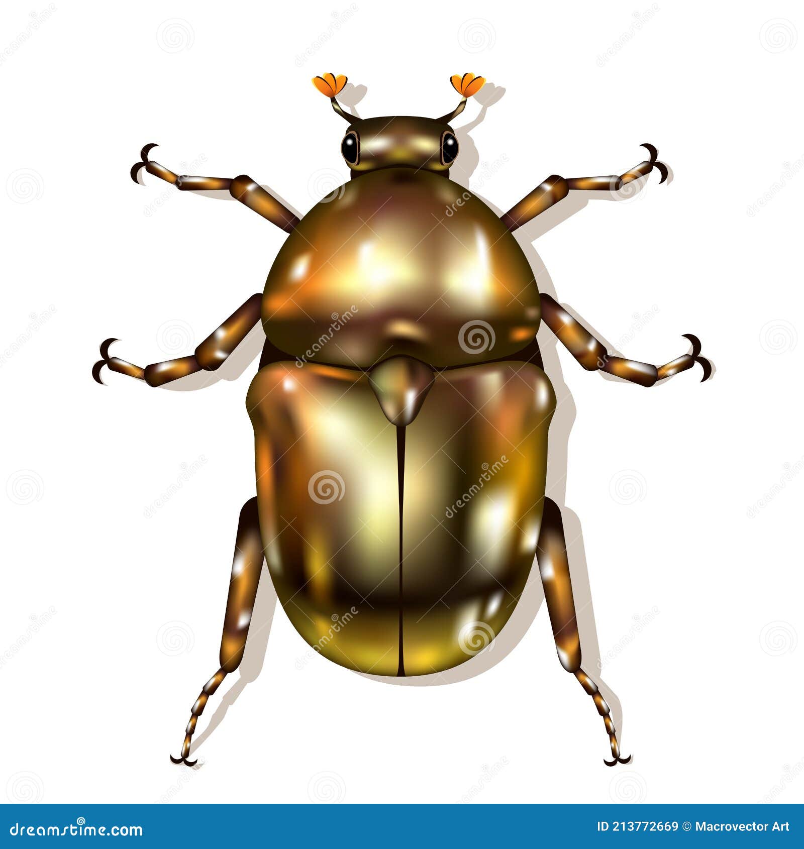 Vector Beetle Design Vector Illustration Stock Vector - Illustration of ...