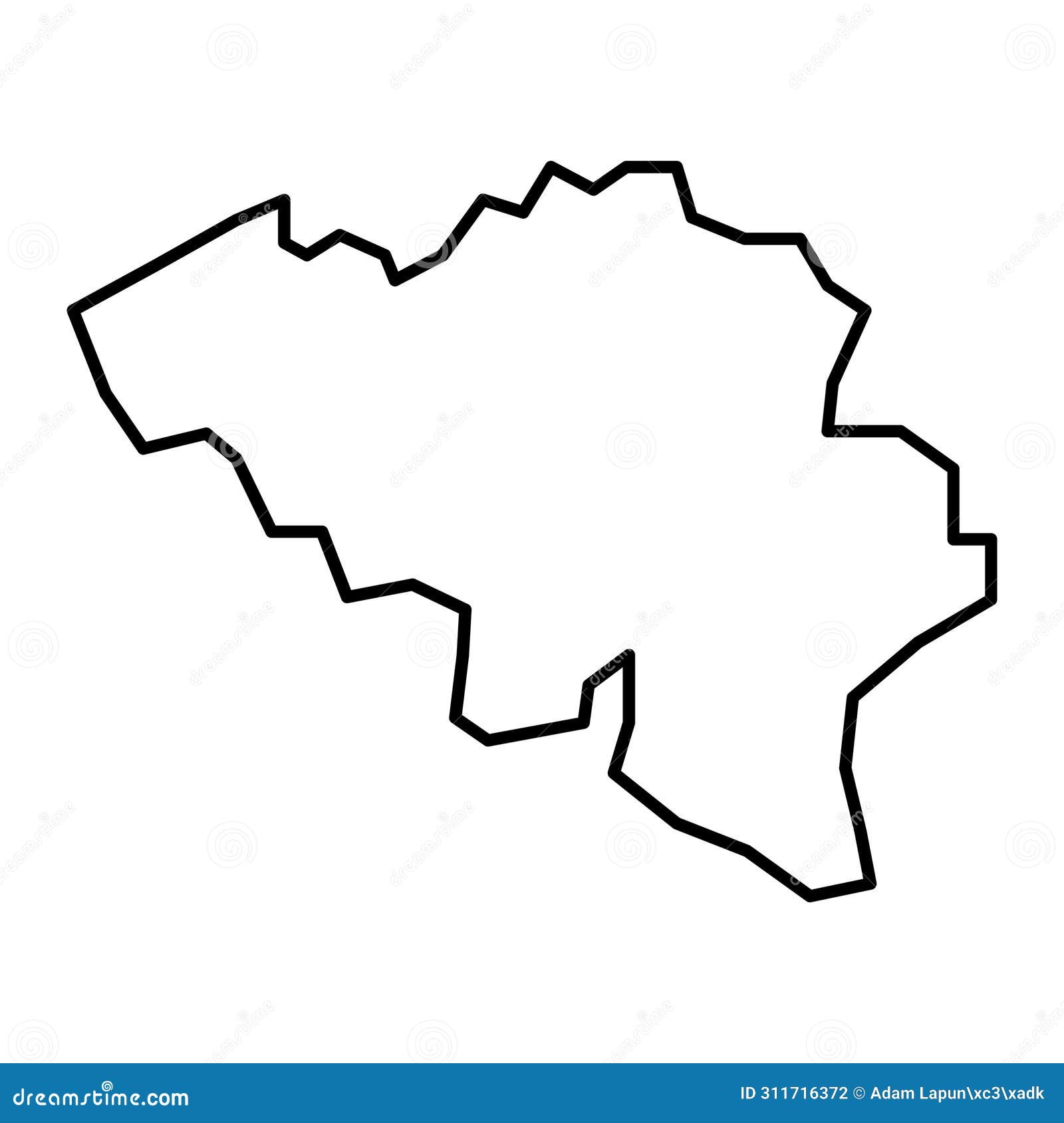 Vector Map Of Belgium With Regions, Provinces And Administrative ...