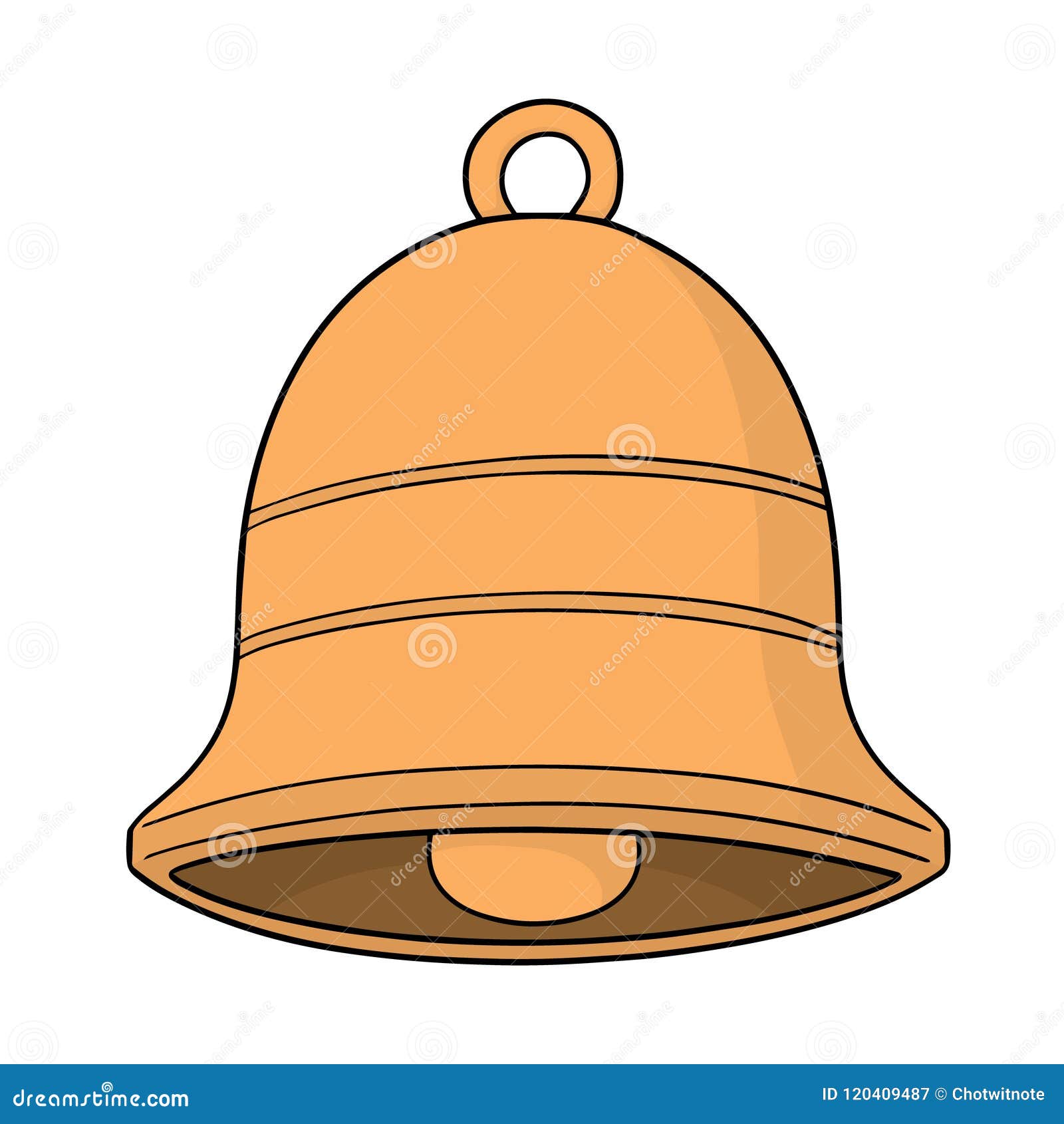 Vector of bell stock vector. Illustration of decorative - 120409487