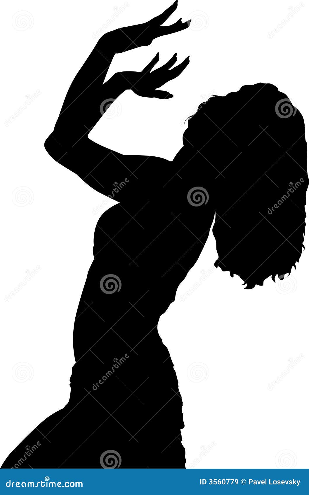 Vector Belly Dance Stock Vector Illustration Of Black 3560779