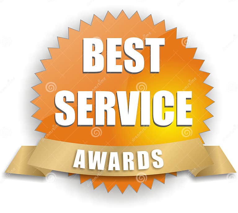 Vector best service award stock vector. Illustration of awards - 8926392