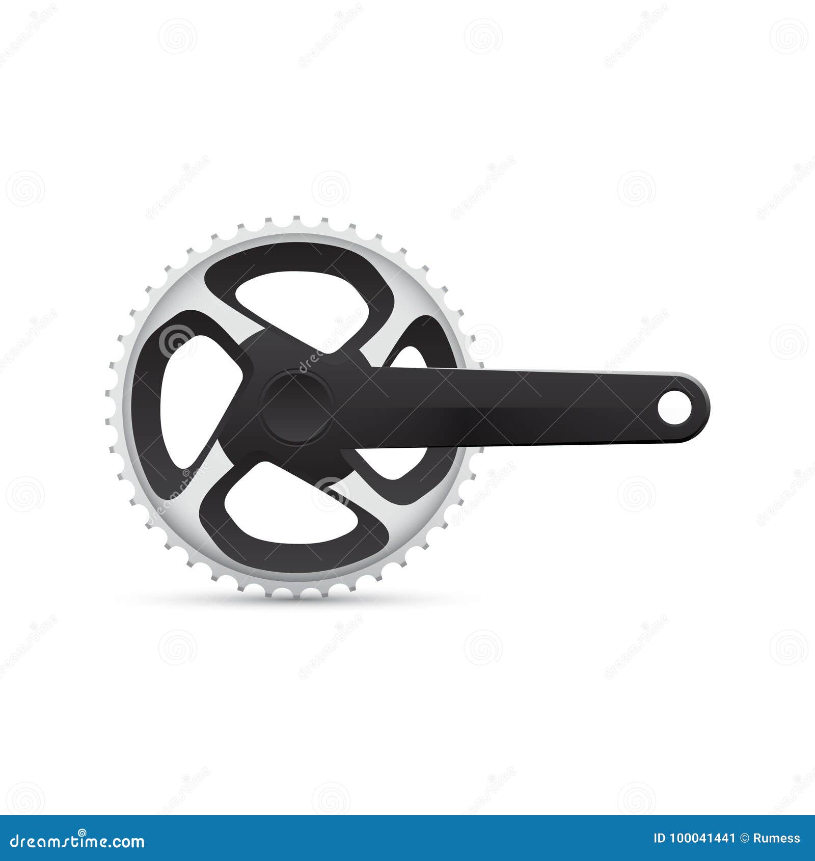 Bicycle Crank - Vector Drawing | CartoonDealer.com #1387265