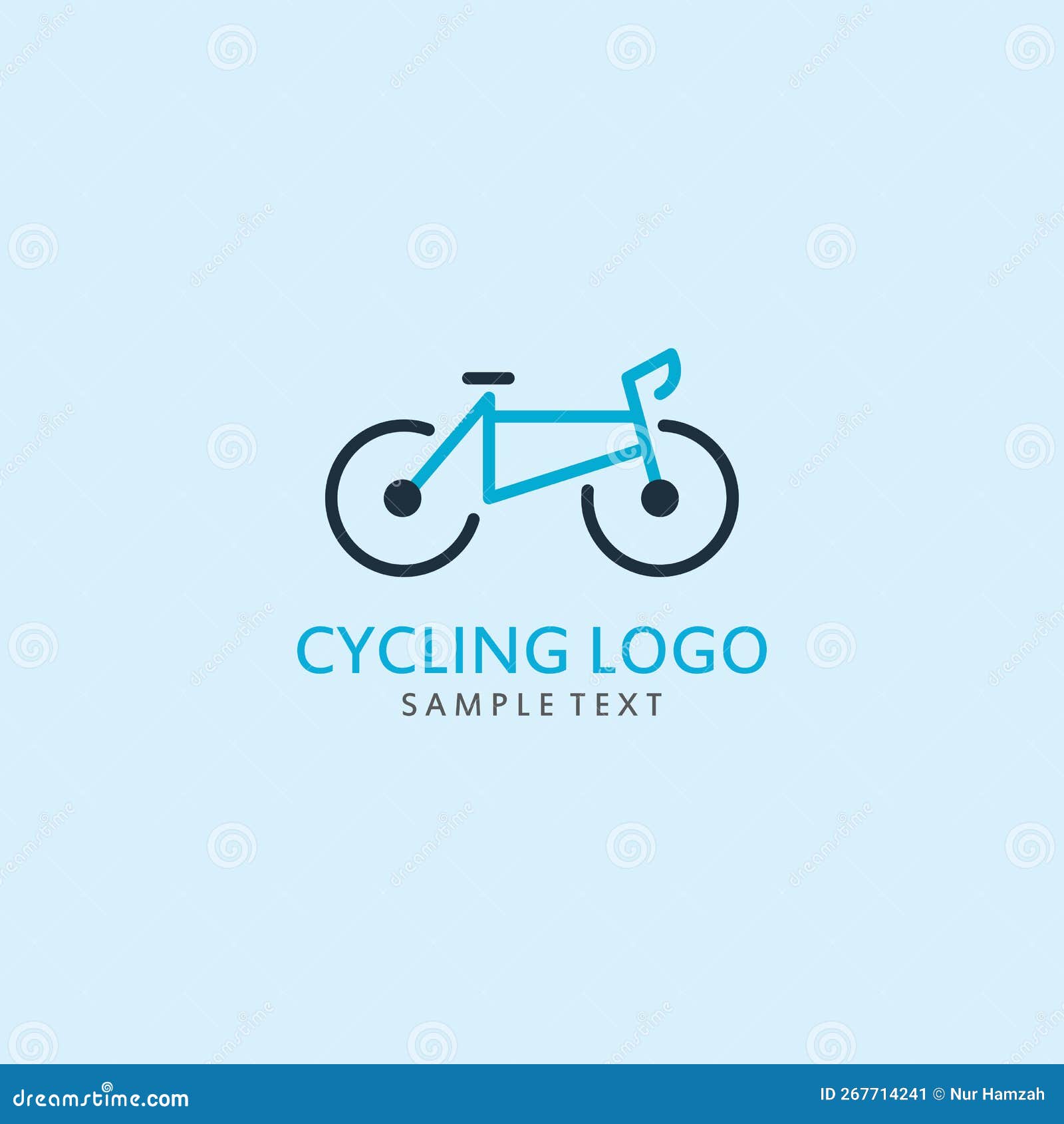 Vector Bicycle Logo Template Stock Vector - Illustration of graphic ...