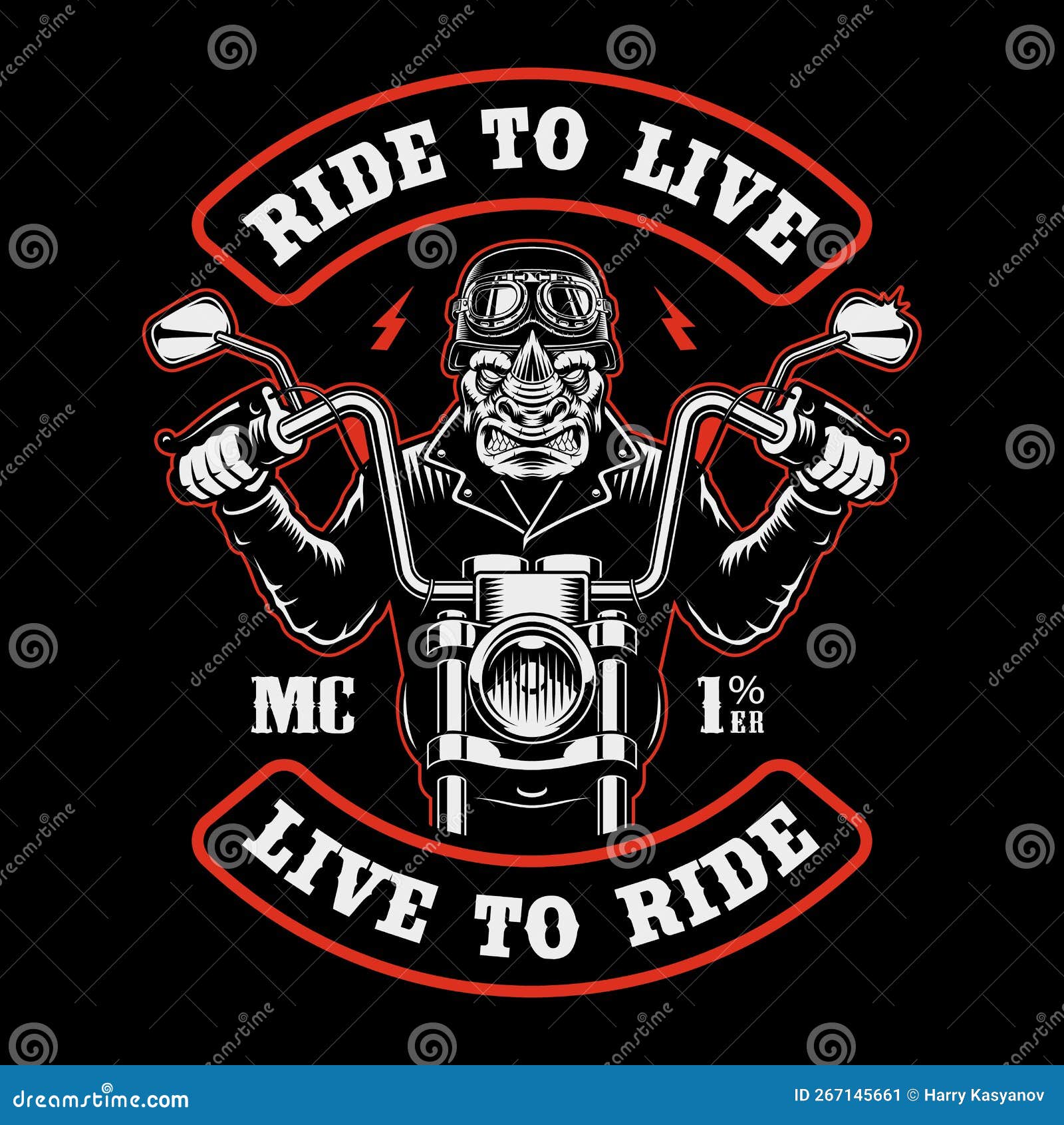 Biker Patch With Vulture And Crossed Wrenches Cartoon Vector ...