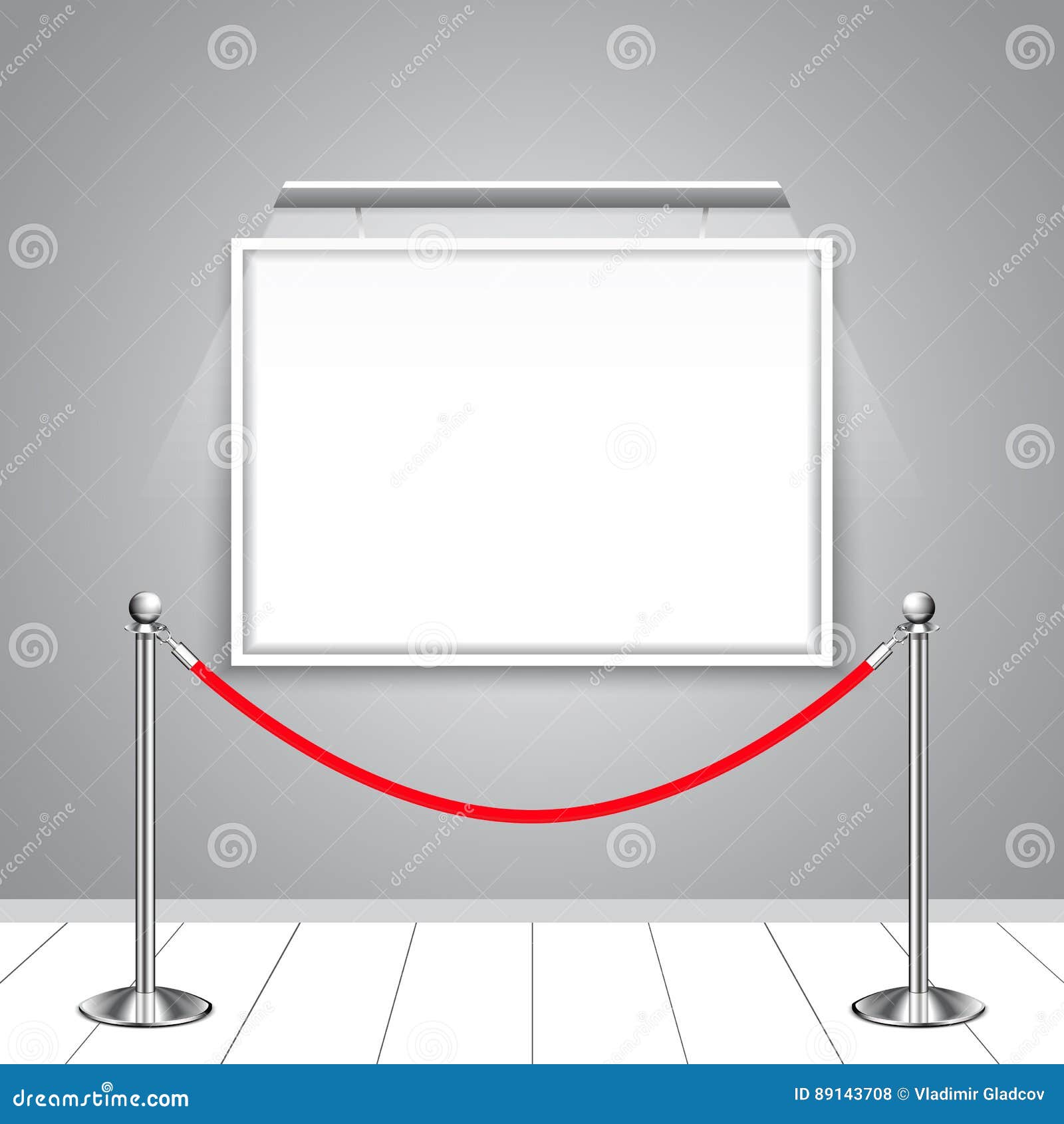 Vector Billboard Screen Template,1,2,3 Concept. | CartoonDealer.com ...