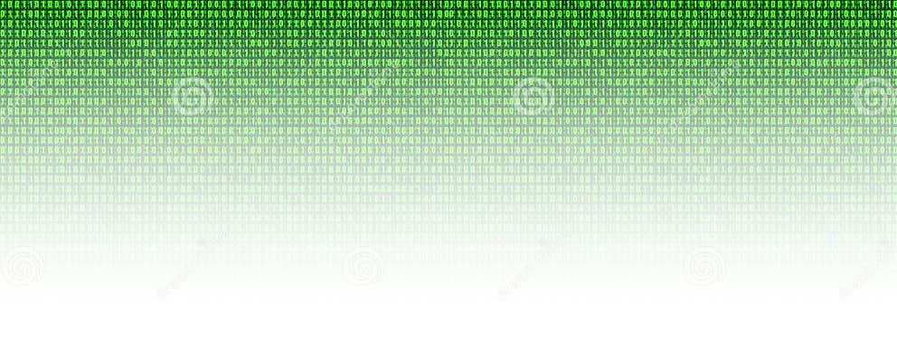 Vector Binary Code Background, Transparency Effect, Digits Stripes ...