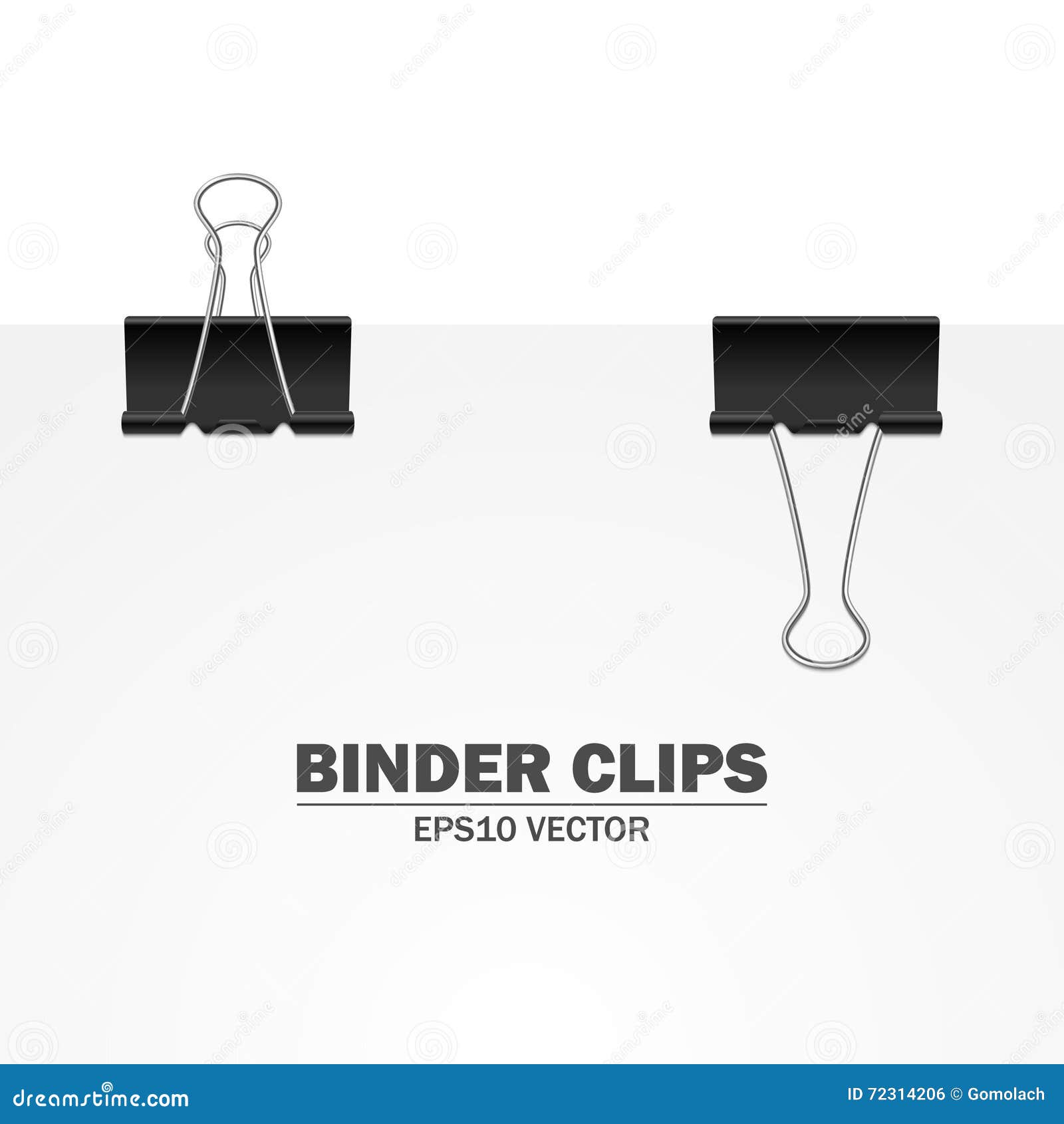 Vector Binder Clips | CartoonDealer.com #72314206