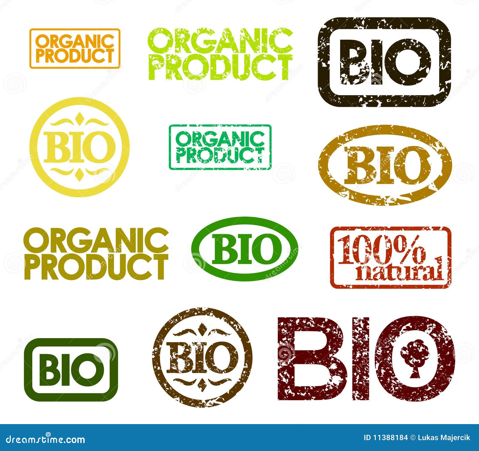 Vector bio stamps stock vector. Illustration of mark - 11388184
