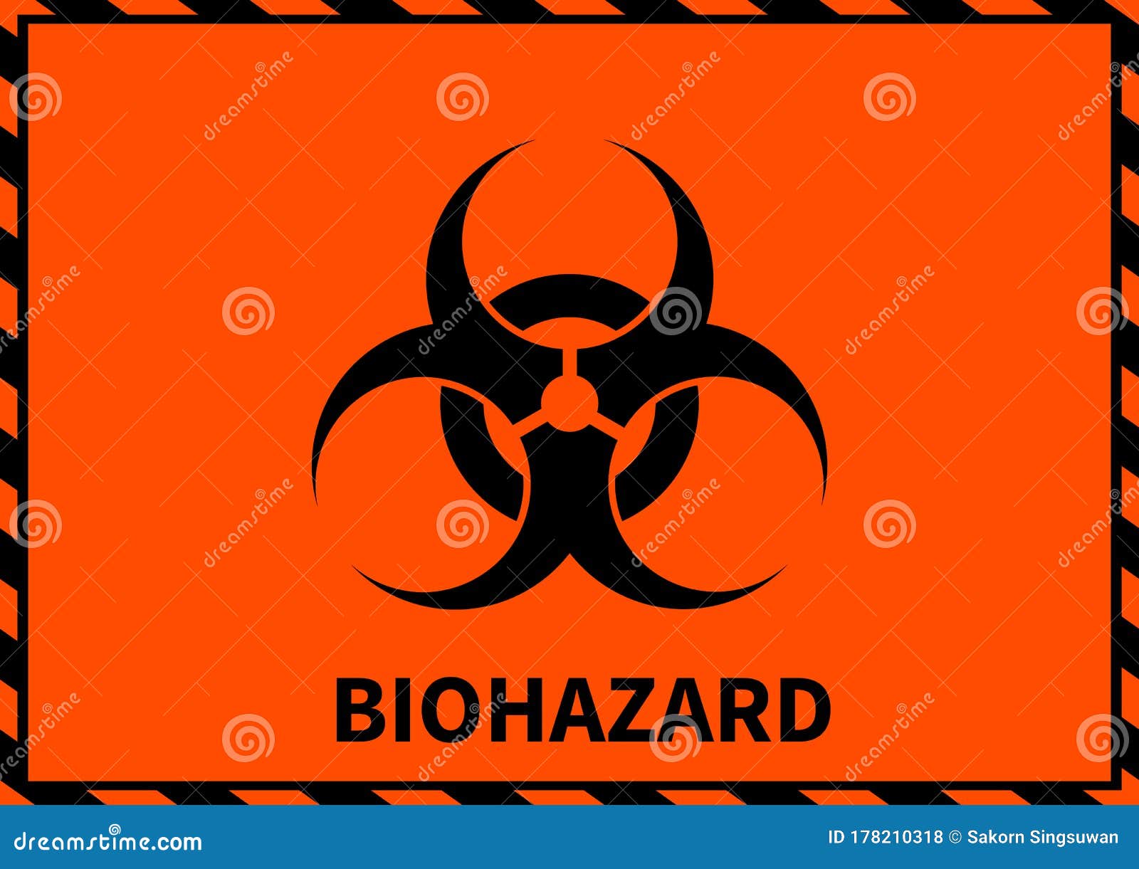 Vector Biohazard Symbol Background. Illustration Vector Design ...