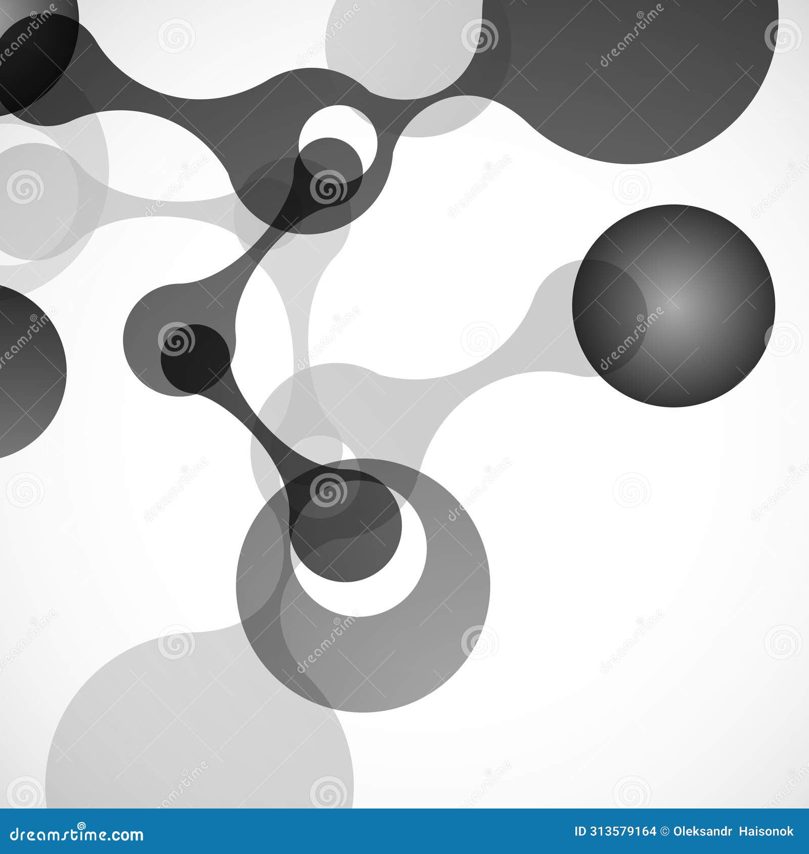 Vector Biotechnology Illustration. Science Design Molecule DNA Stock ...