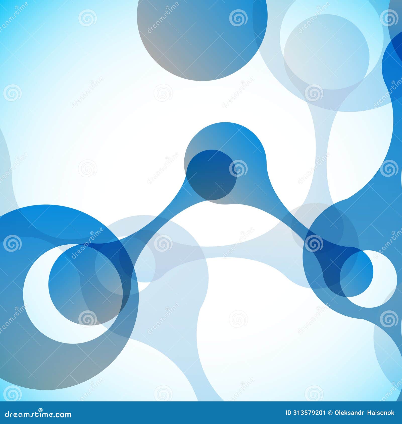 Vector Biotechnology Illustration. Science Design Molecule DNA Stock ...