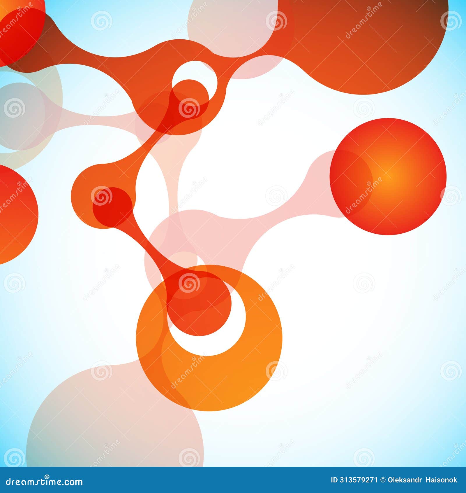 Vector Biotechnology Illustration. Science Design Molecule DNA Stock ...