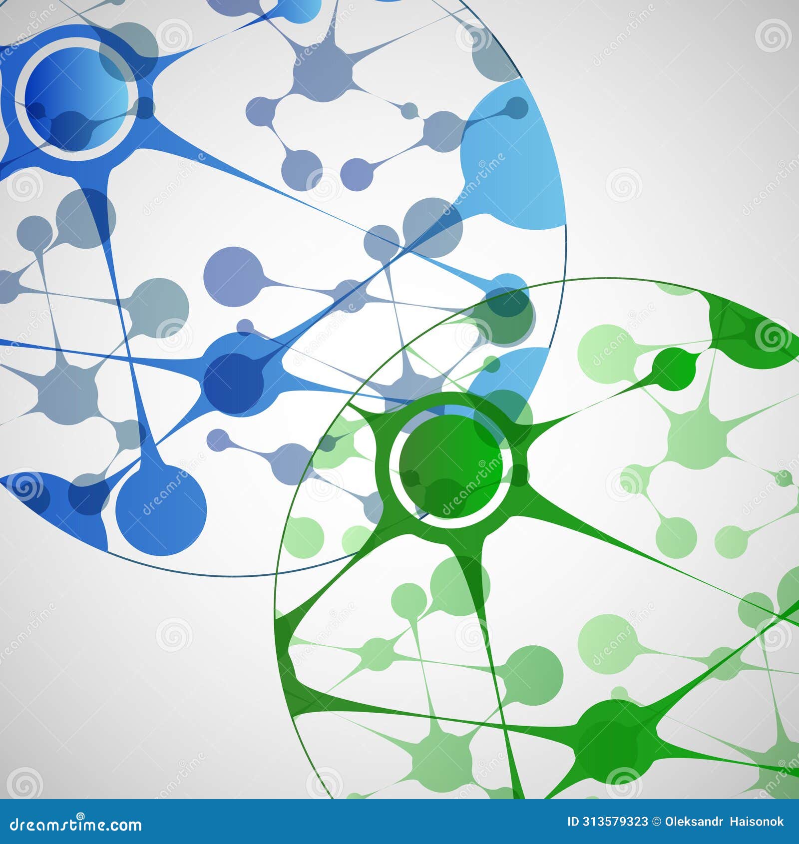 Vector Biotechnology Illustration. Science Design Molecule DNA Stock ...