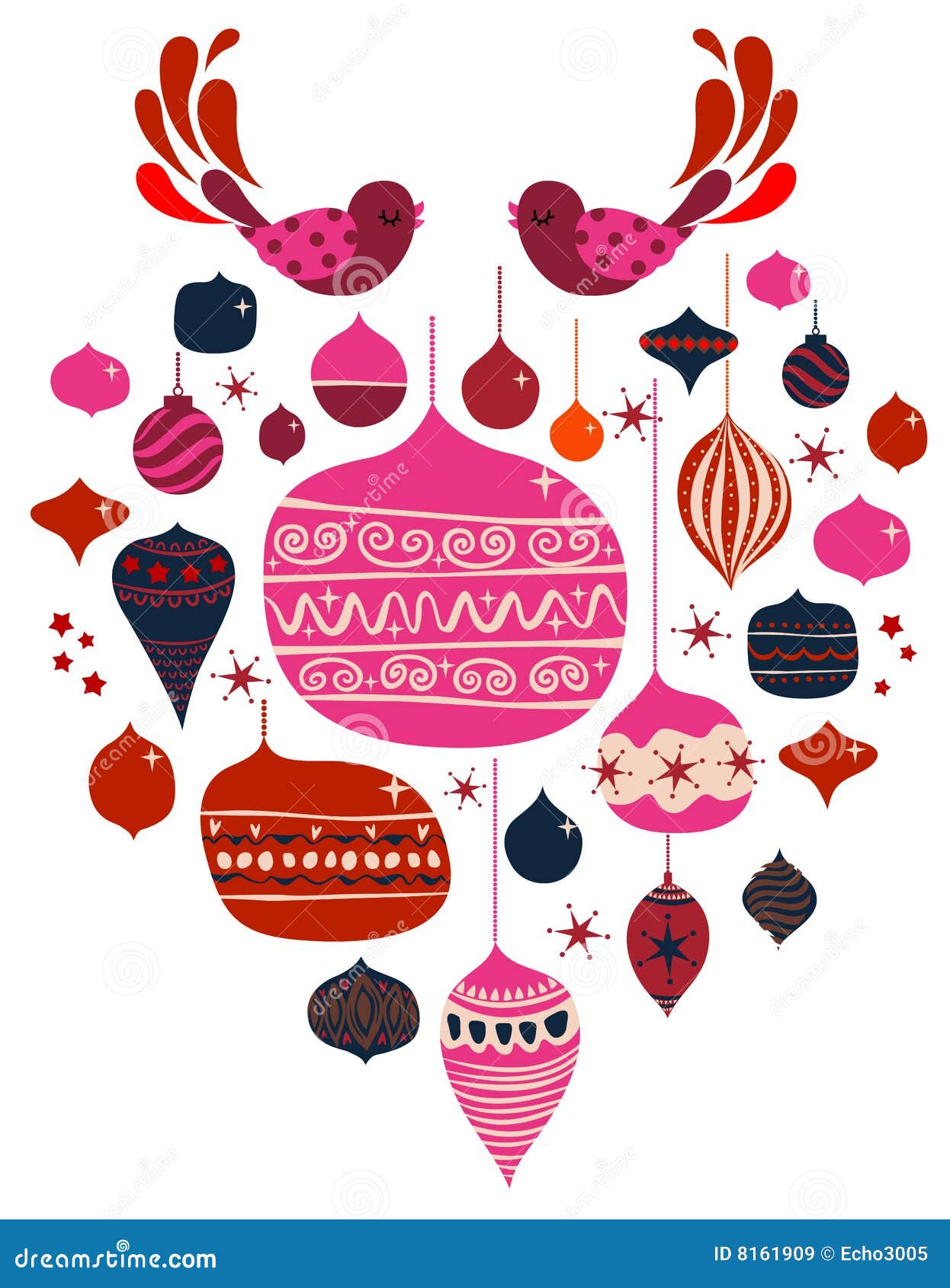 Vector bird and balls stock vector. Illustration of clip - 8161909