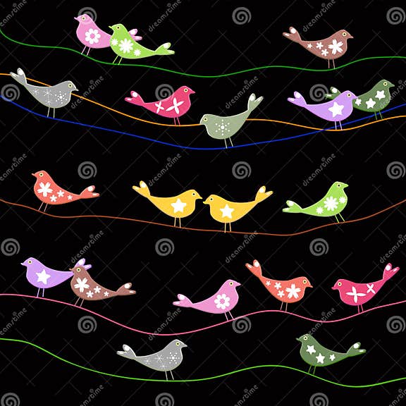 Vector Bird Card stock vector. Illustration of simple - 26235446