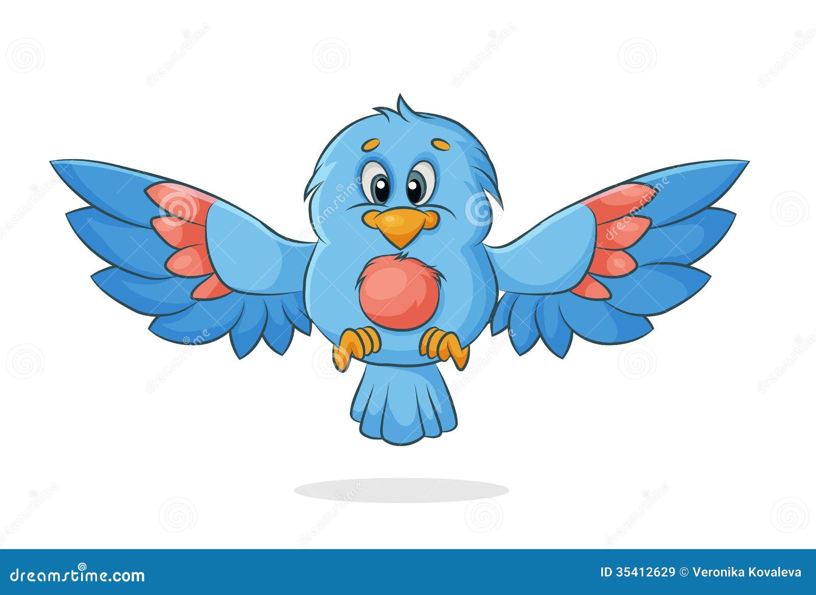 Vector bird stock vector. Illustration of freedom, graphic - 35412629