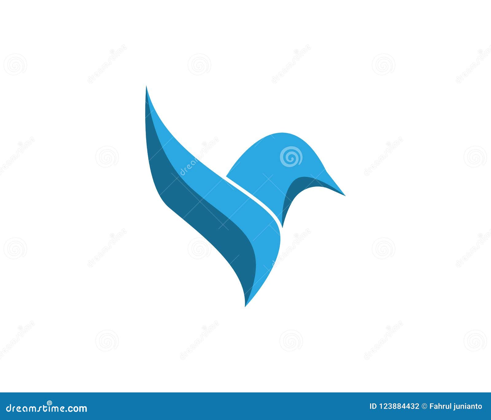 Vector bird logo template stock vector. Illustration of white - 123884432