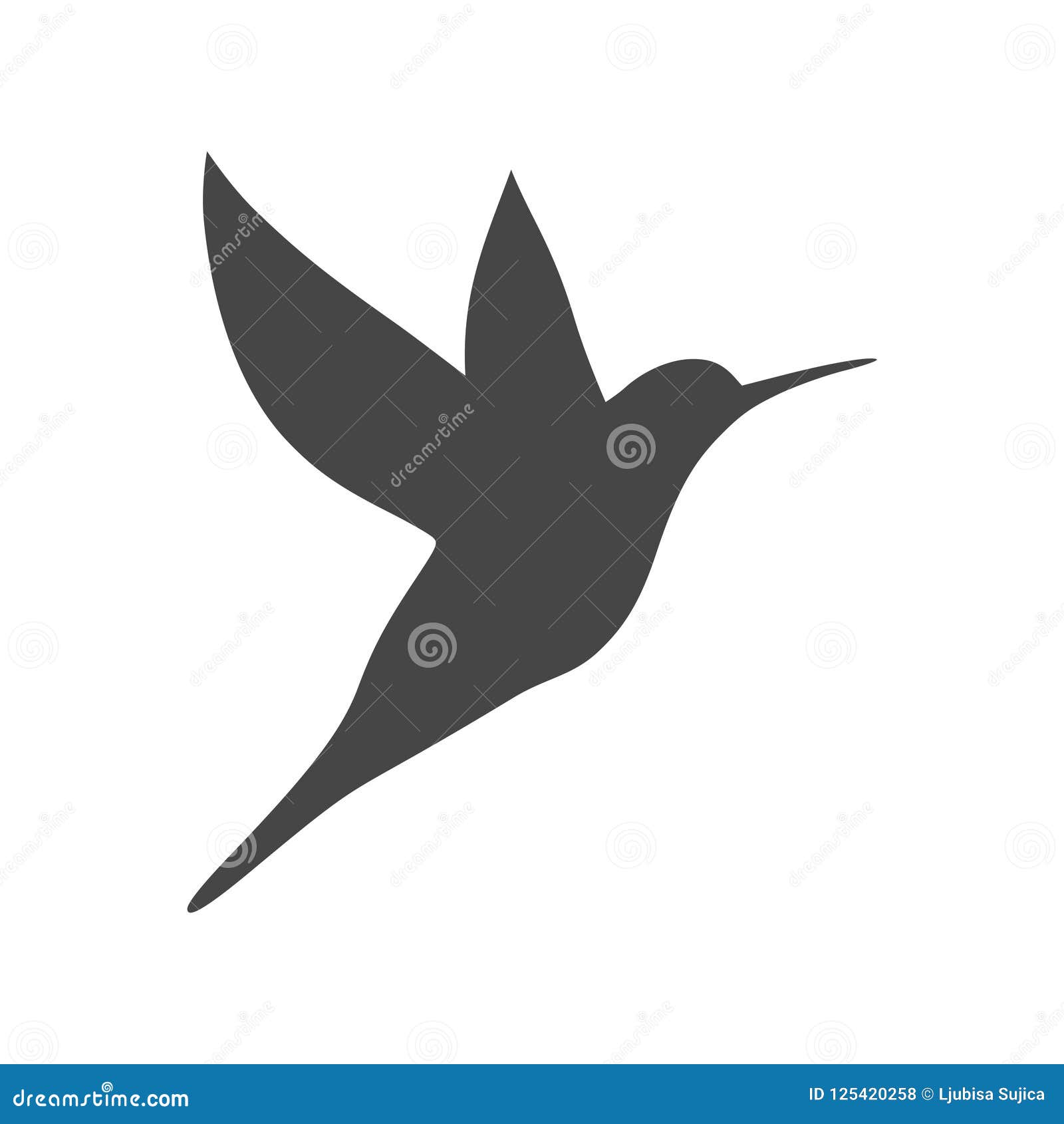 Simple Bird Silhouette